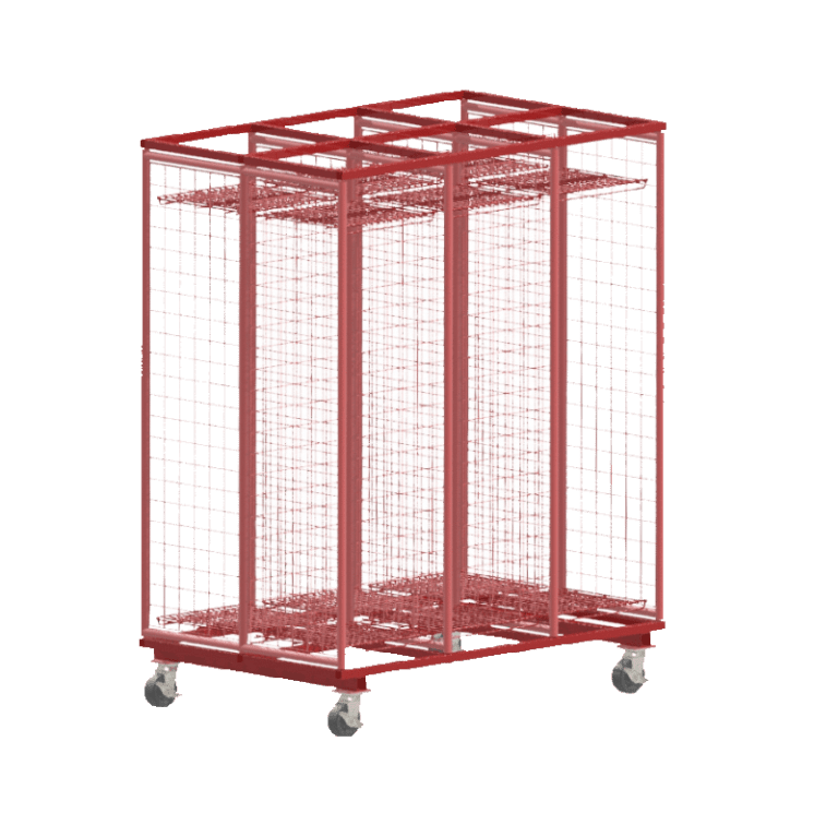 Circul-Air Free Standing Dual Sided Gear Storage - Circul-Air Corp.