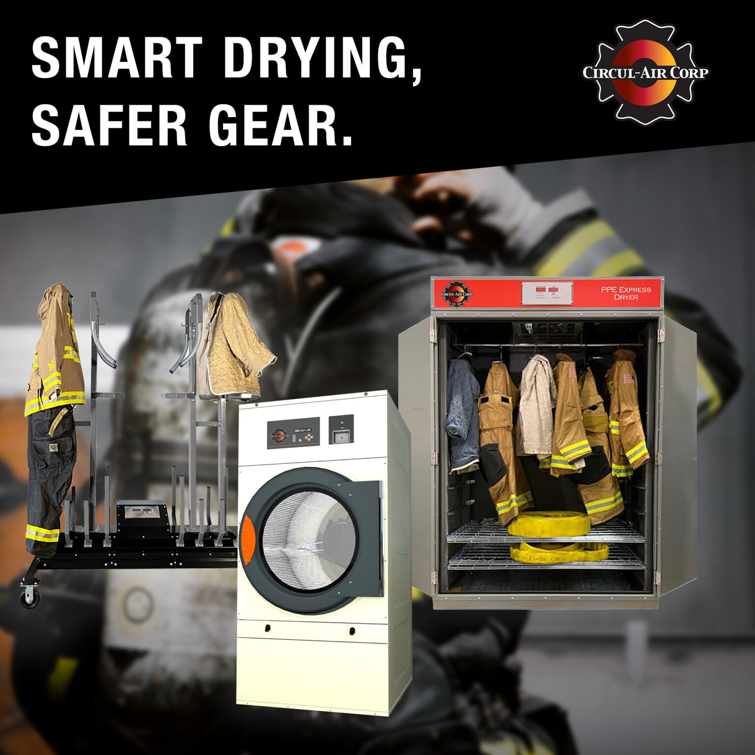 The Widest Fire Station Gear Dryer Range – Circul-Air Corp.